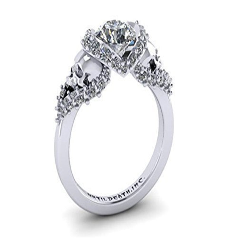 'Death Skull' Ring | Witchy And Wild – Black Widow Shop